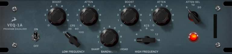 VEQ-1A | 2-Band Tube EQ Plugin | Antelope Audio | Antelope Audio