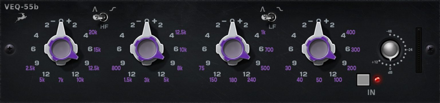 VEQ-55B | 4-Band EQ / HPF / LPF Plugin | Antelope Audio | Antelope Audio