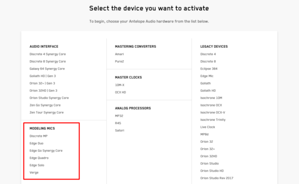 Edge Mics - Quick Start | Antelope Audio